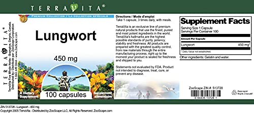 Natural Lungwort multivitamin capsules