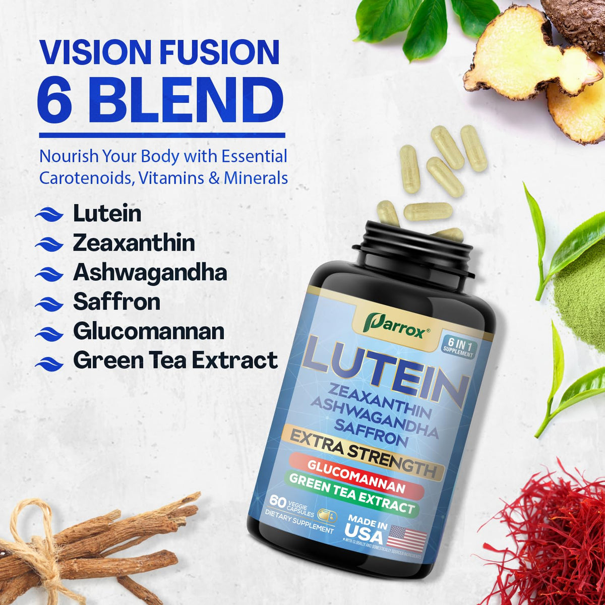 Natural Lutein & Zeaxanthin supplements