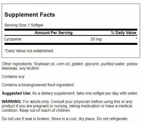 natural lycopene softgels for health