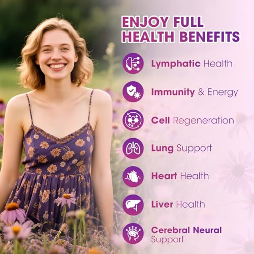 Natural lymph support with echinacea