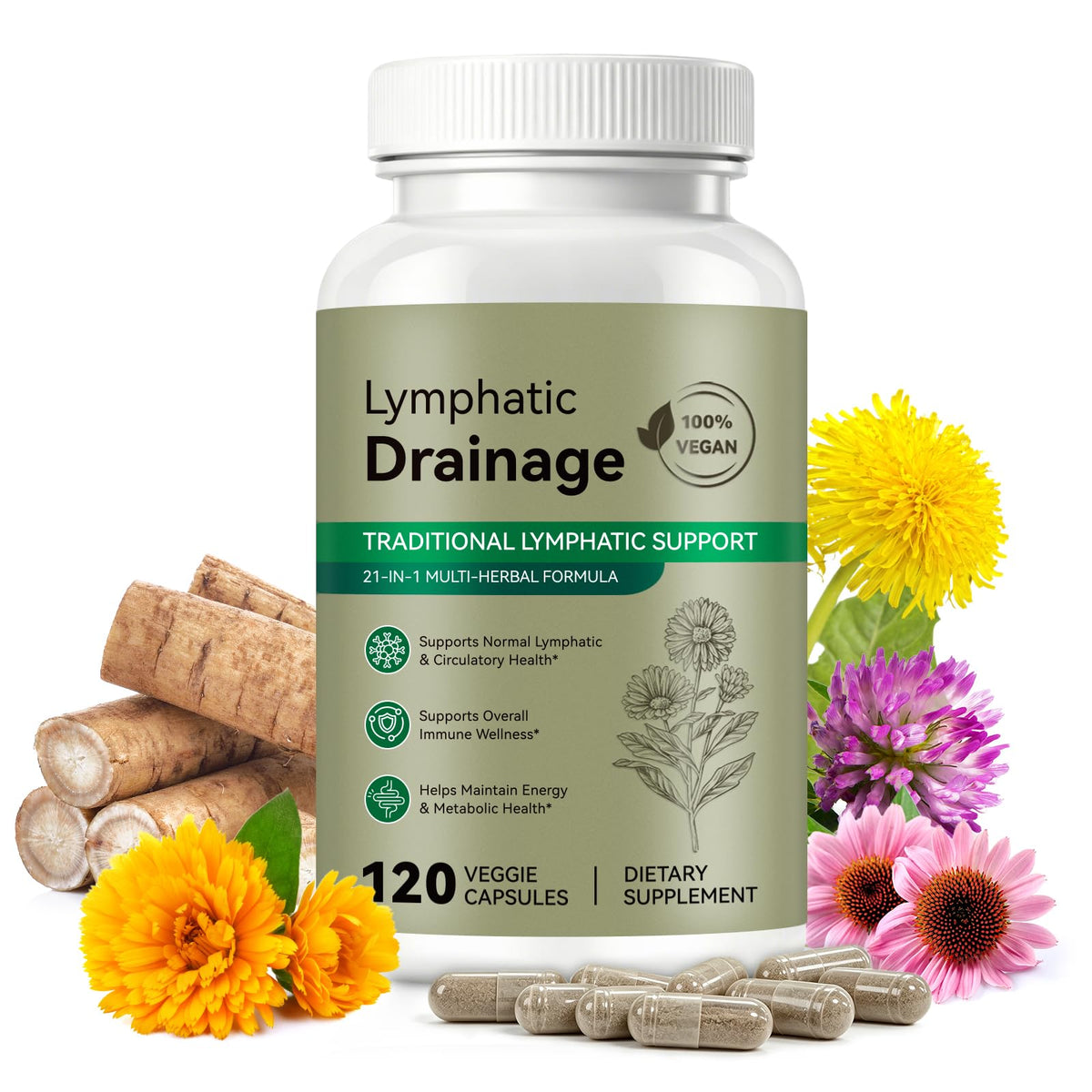 natural lymphatic drainage capsules