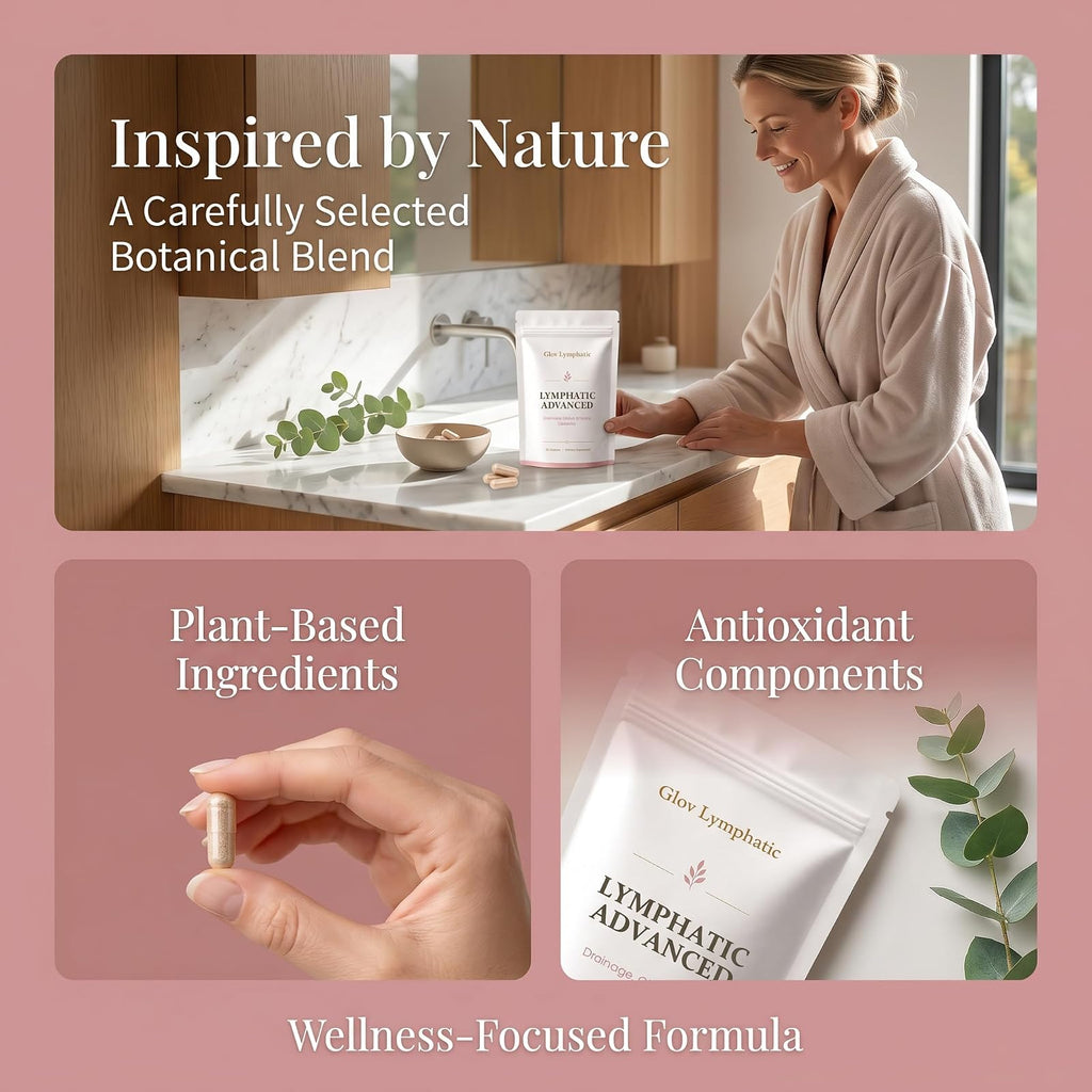 natural lymphatic drainage support capsules
