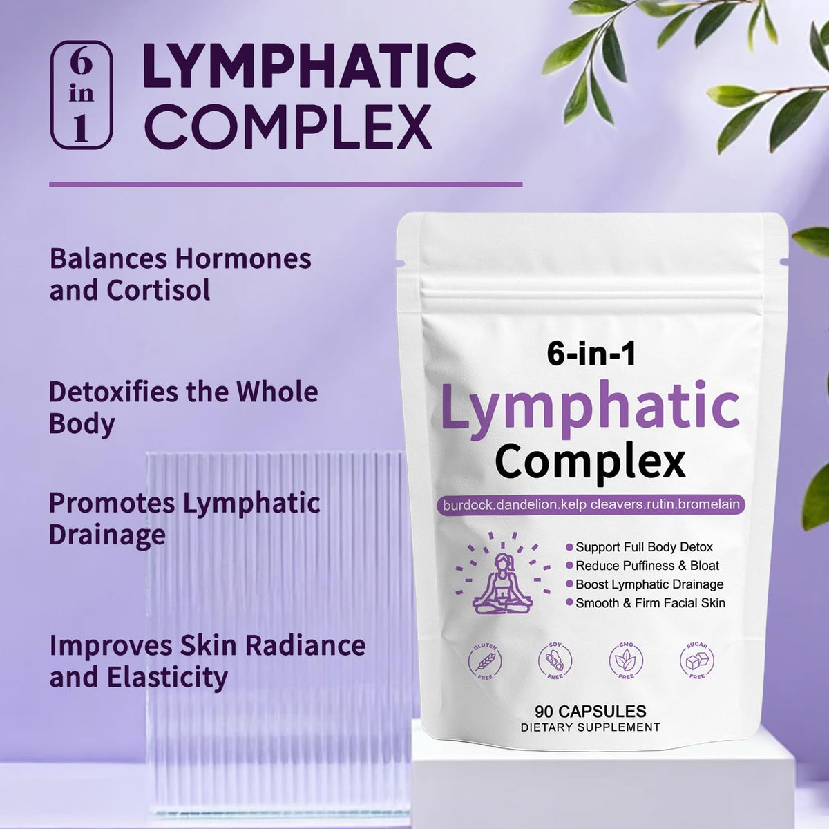 natural lymphatic drainage support formula