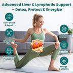 Natural lymphatic support drops