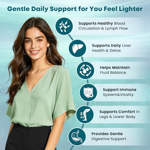 Natural lymphatic support drops