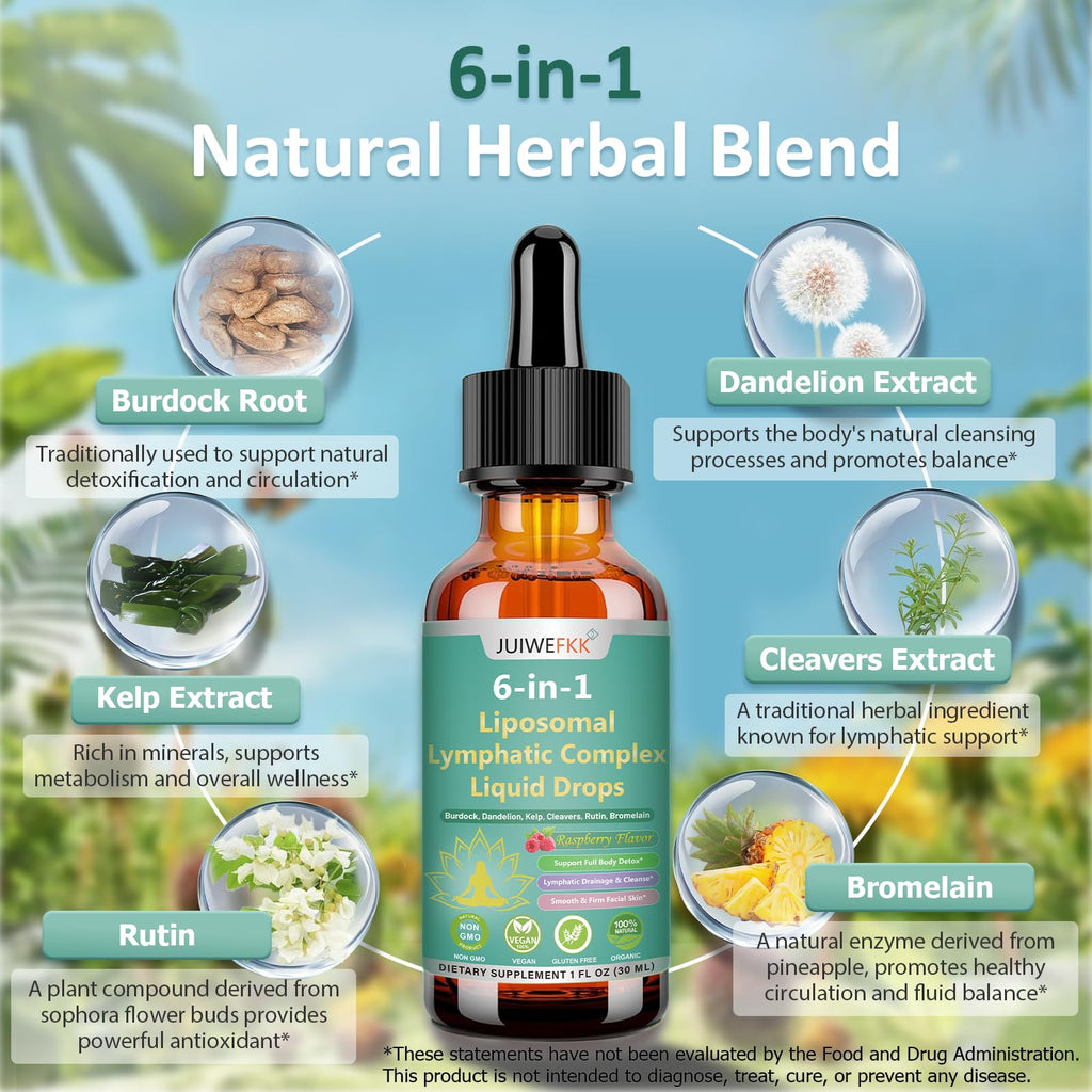 Natural lymphatic support multivitamins