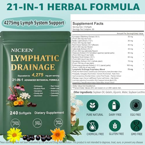 natural lymphatic support with echinacea