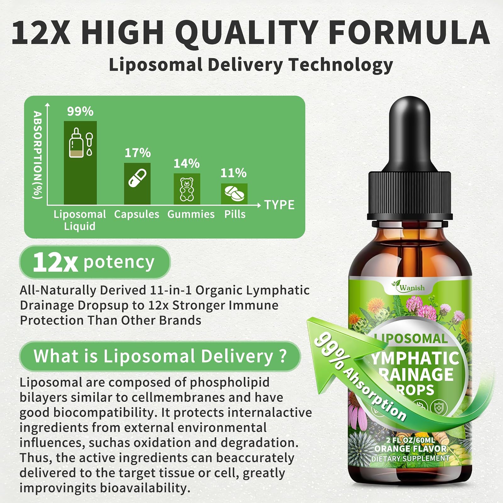 Natural lymphatic support with echinacea