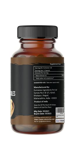 Natural maca extract for vitality