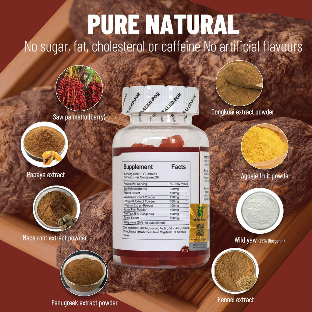 Natural Maca gummies for vitality