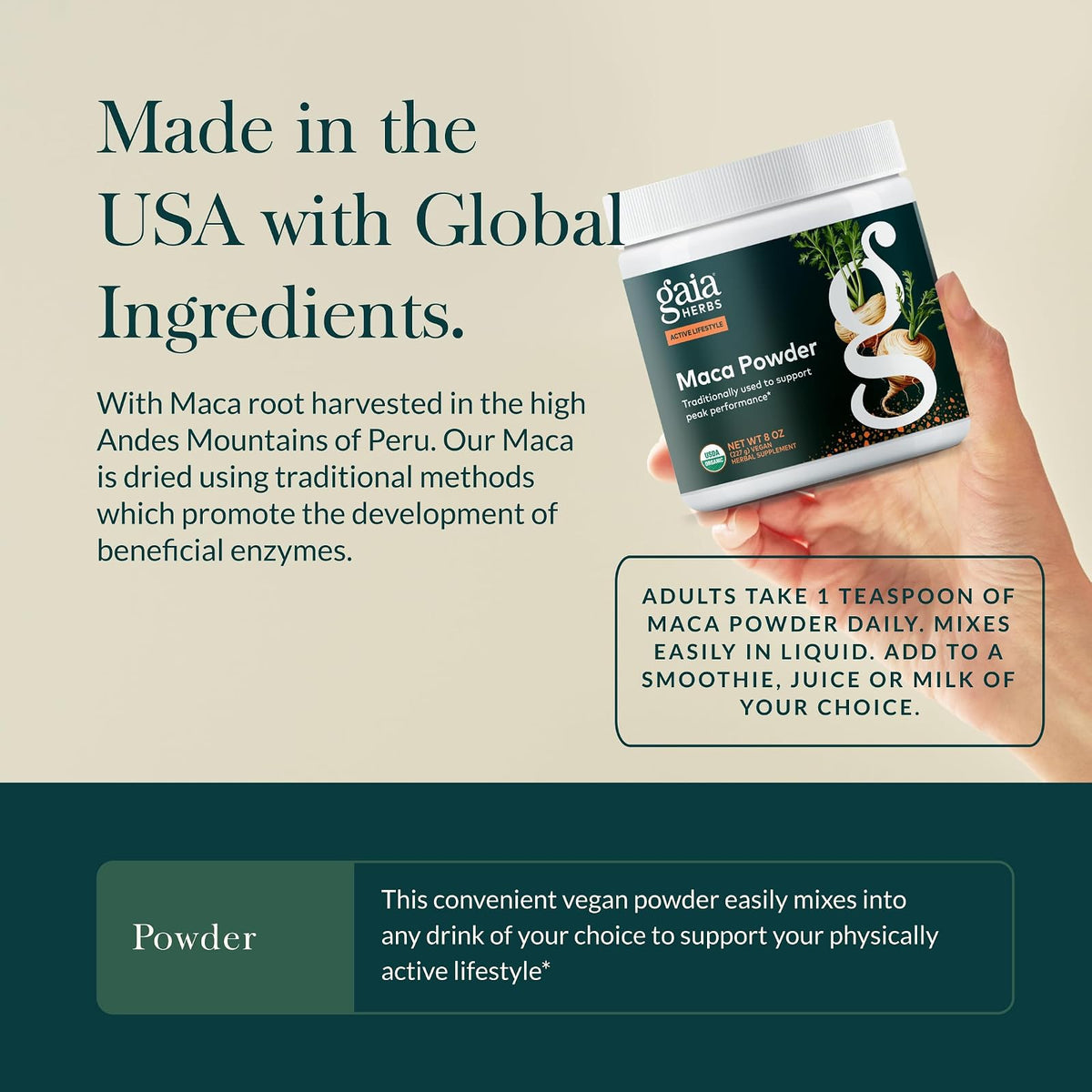 Natural Maca Powder for hormonal balance