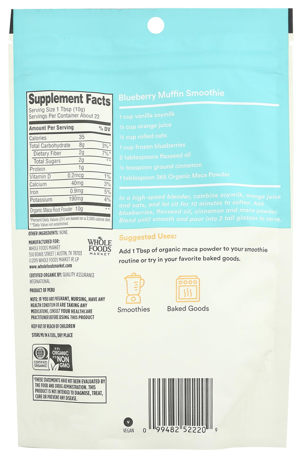 natural maca powder for wellness