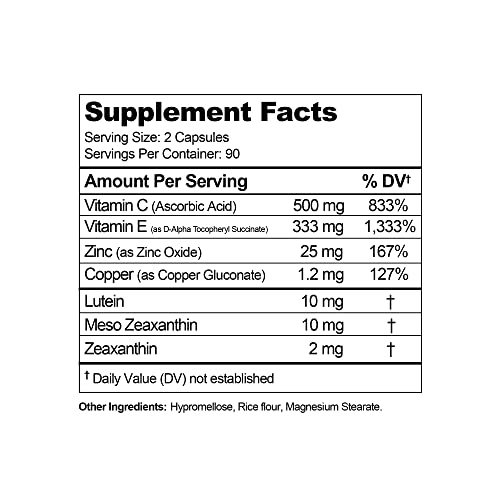 Natural macular support supplement
