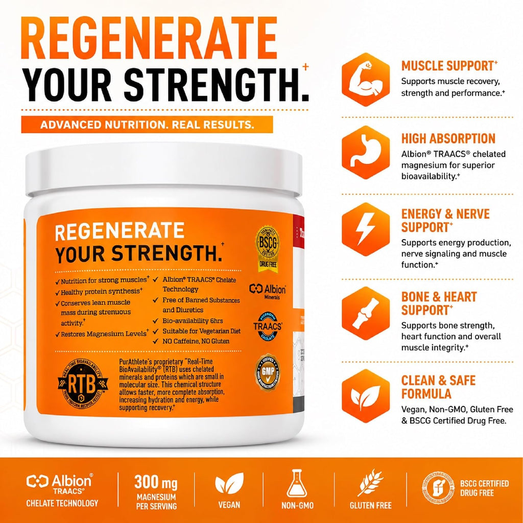 natural magnesium bisglycinate for muscle recovery