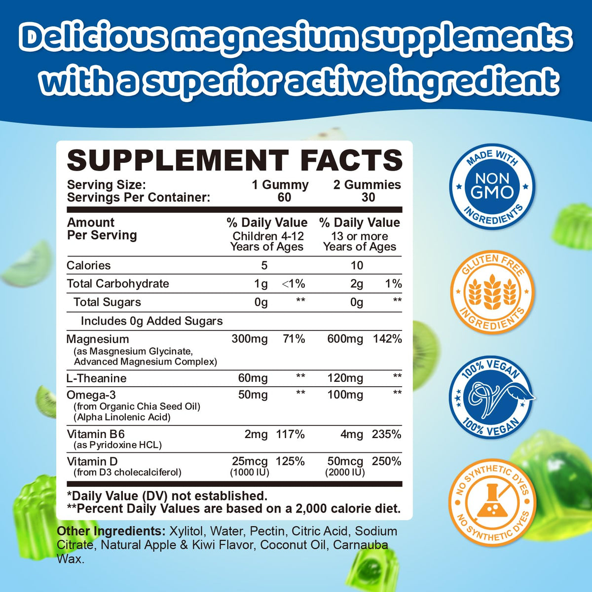 Natural magnesium bisglycinate for muscle support