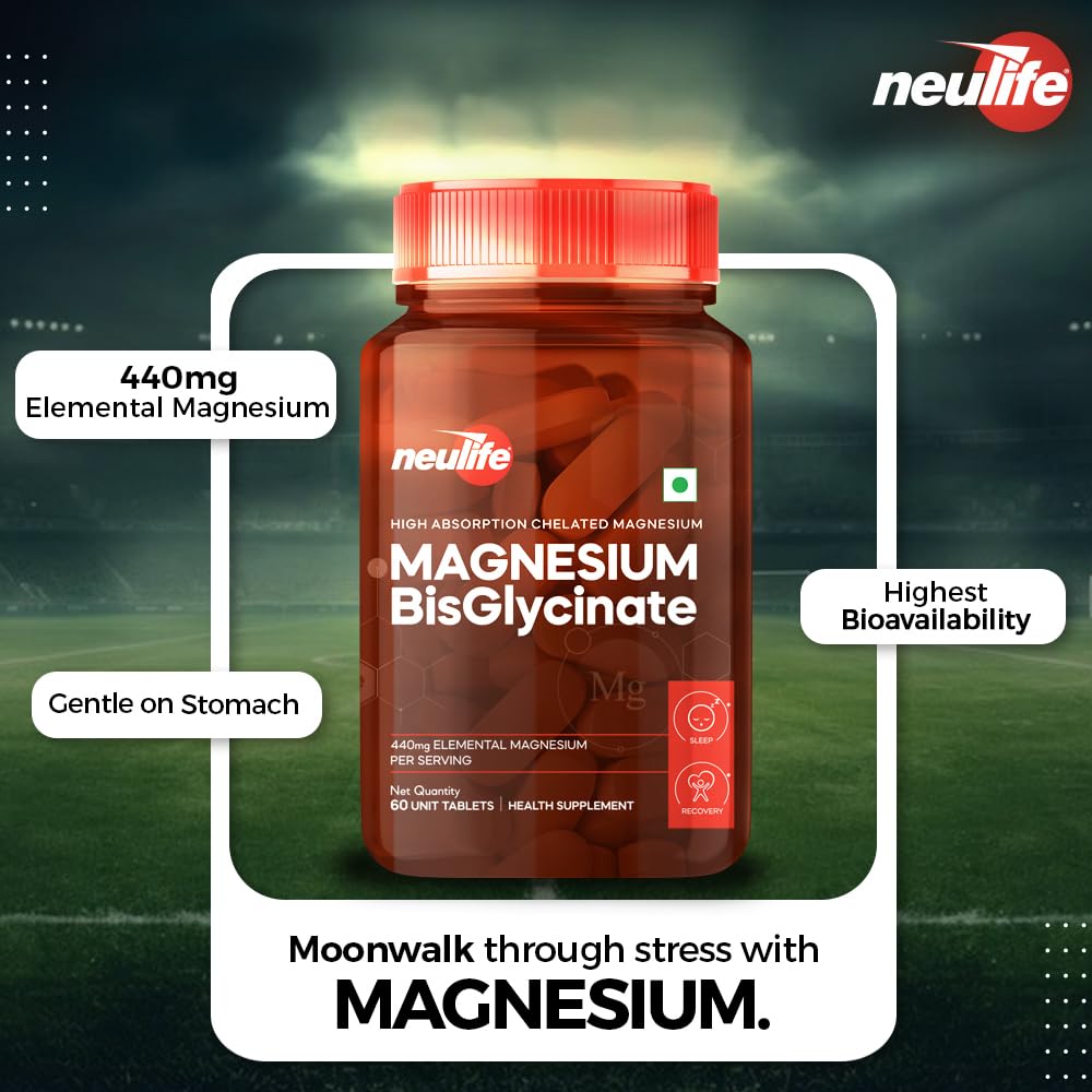 natural magnesium bisglycinate for stress relief