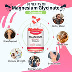 Natural magnesium bisglycinate gummies