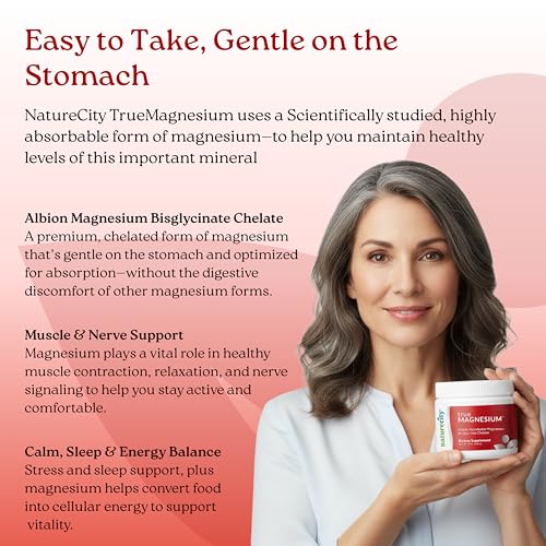 Natural magnesium bisglycinate powder