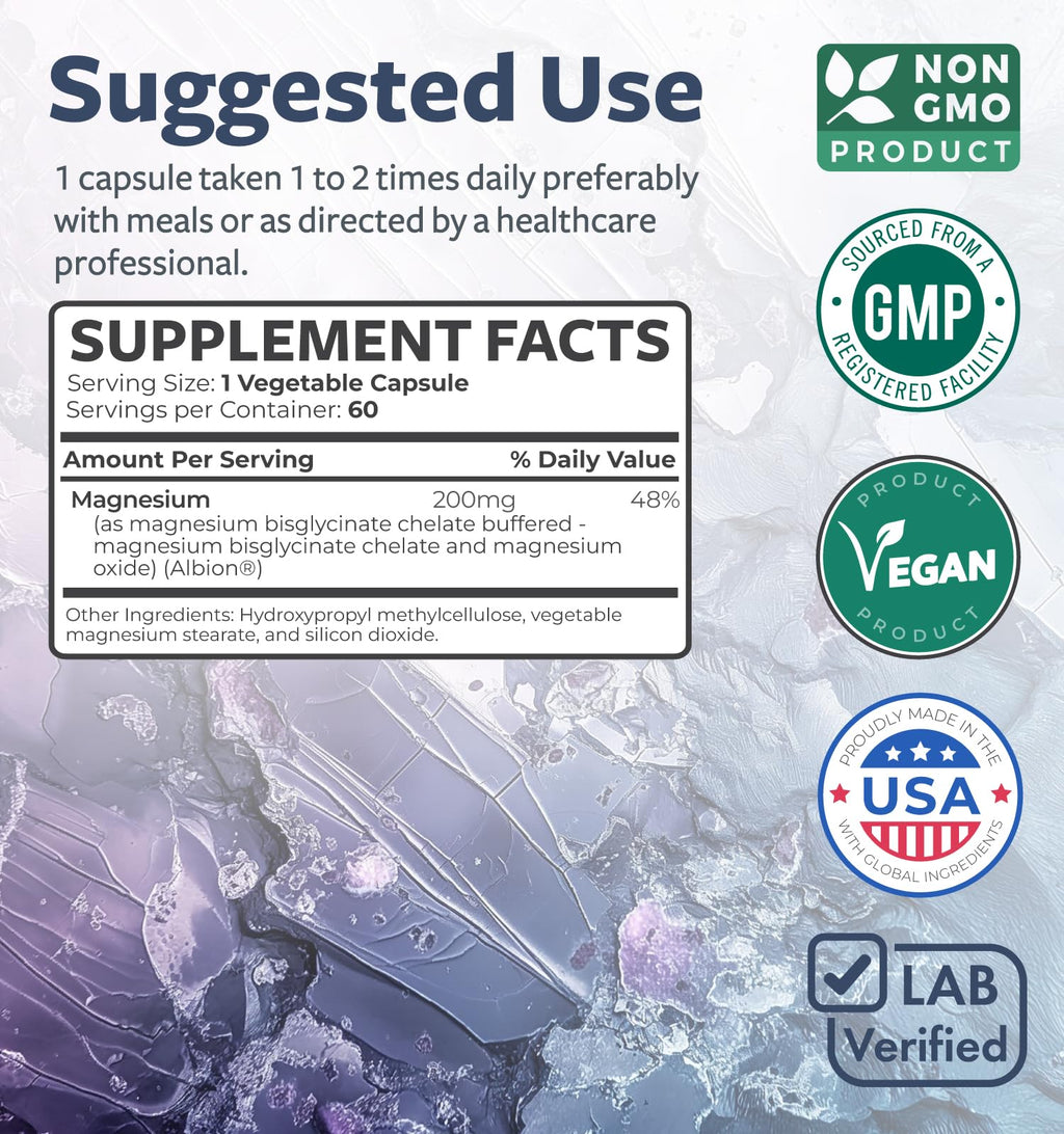 natural magnesium bisglycinate supplement benefits