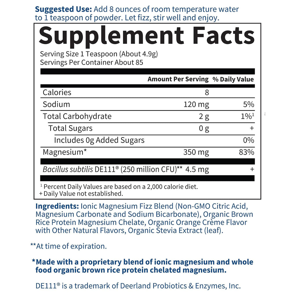 natural magnesium bisglycinate supplement