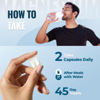 Natural magnesium bisglycinate supplement