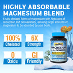Natural magnesium bisglycinate supplement