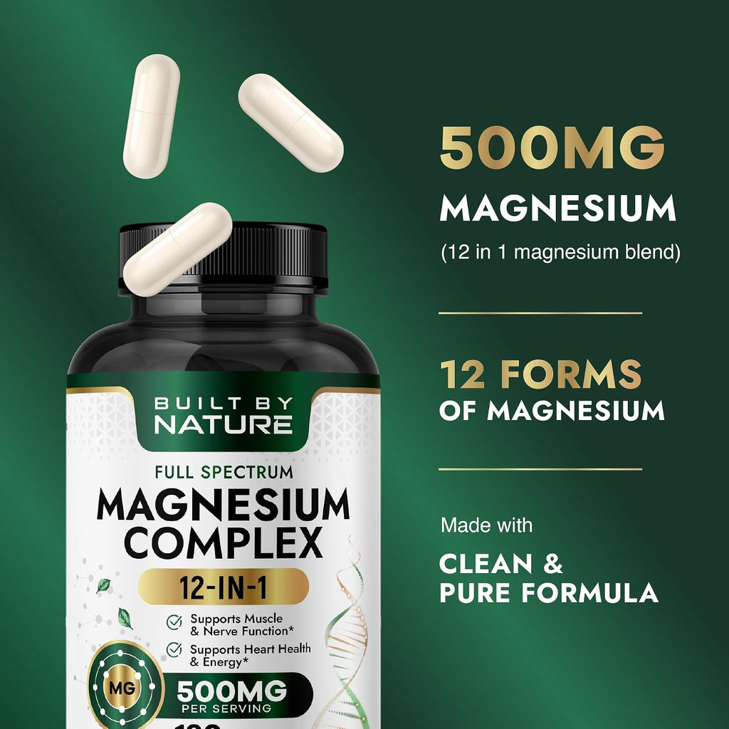 natural magnesium bisglycinate supplement