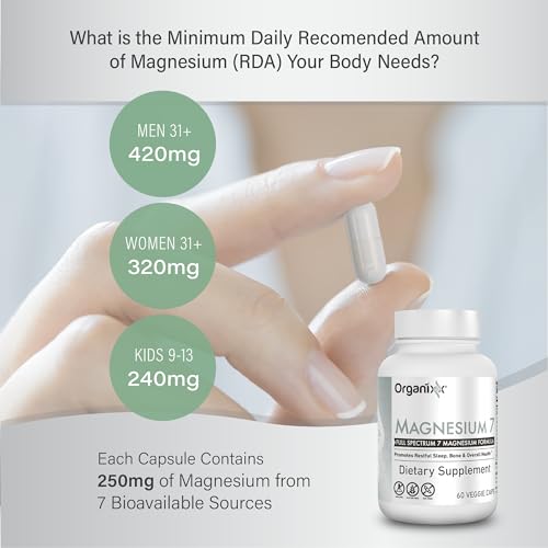 Natural magnesium bisglycinate supplement