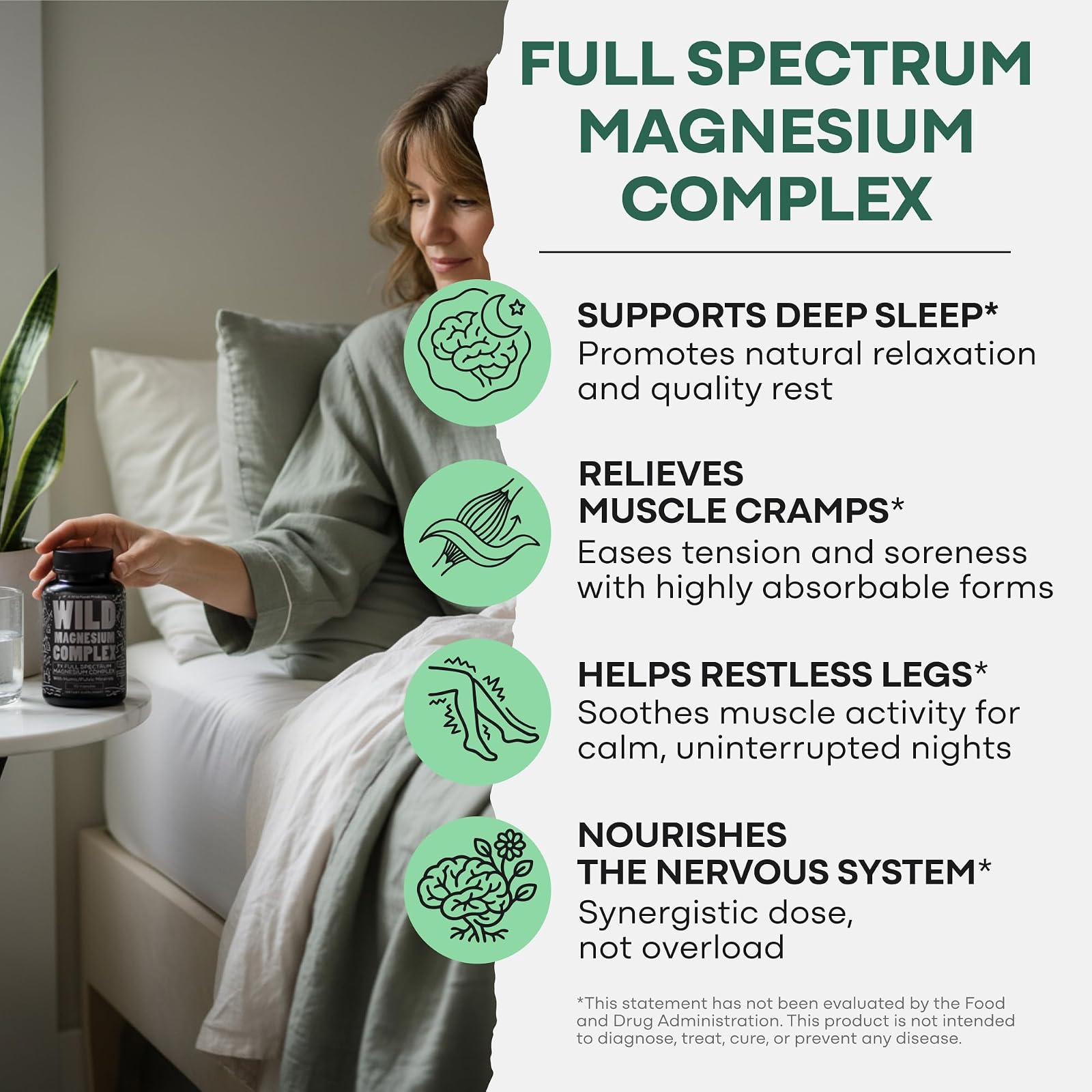 natural magnesium bisglycinate supplement
