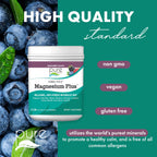 Natural magnesium bisglycinate supplement