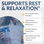 Natural magnesium bisglycinate supplement