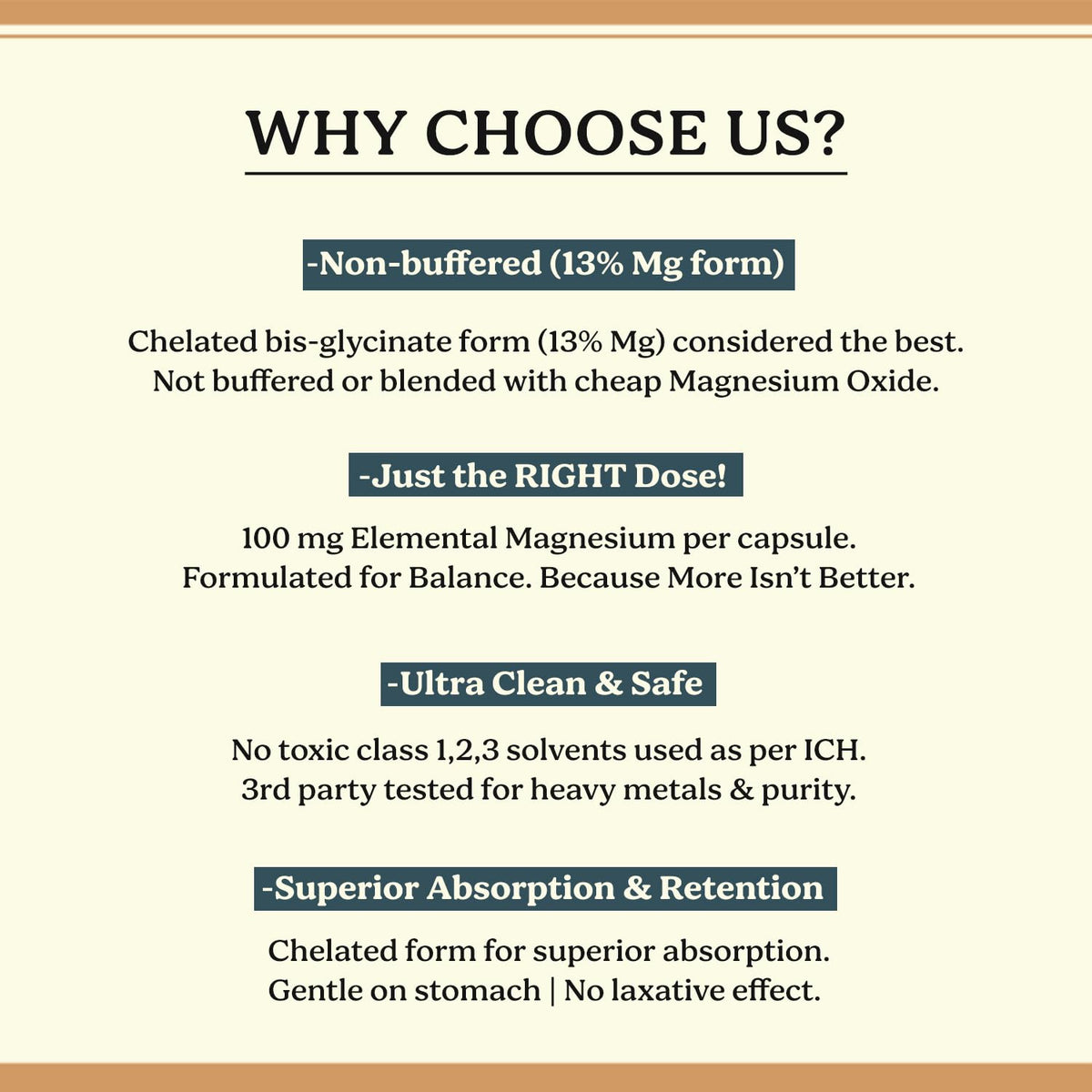 natural magnesium bisglycinate supplement