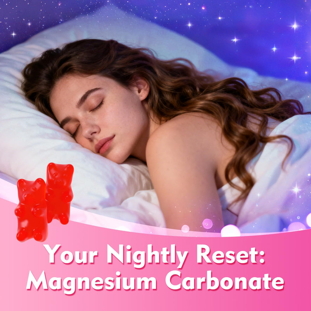 Natural magnesium carbonate for muscle support