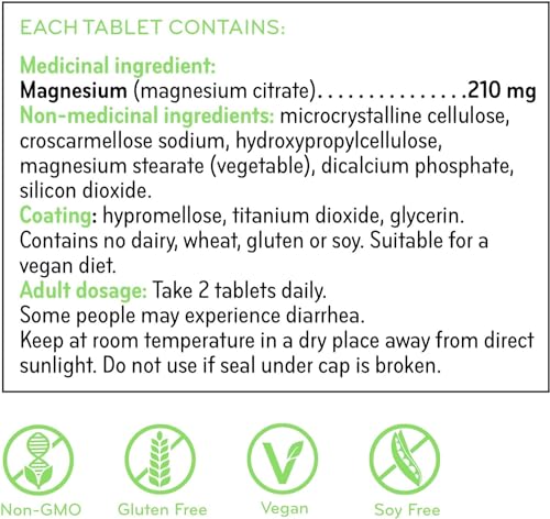 natural magnesium citrate for energy