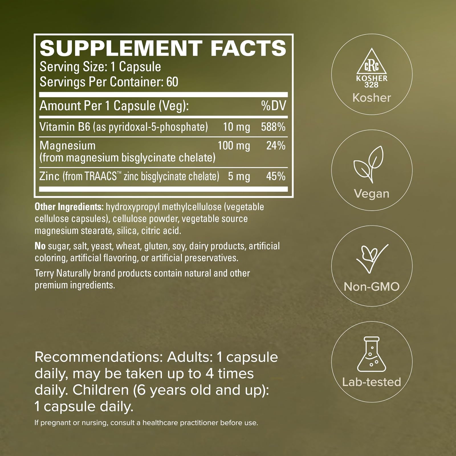 Natural magnesium citrate for energy