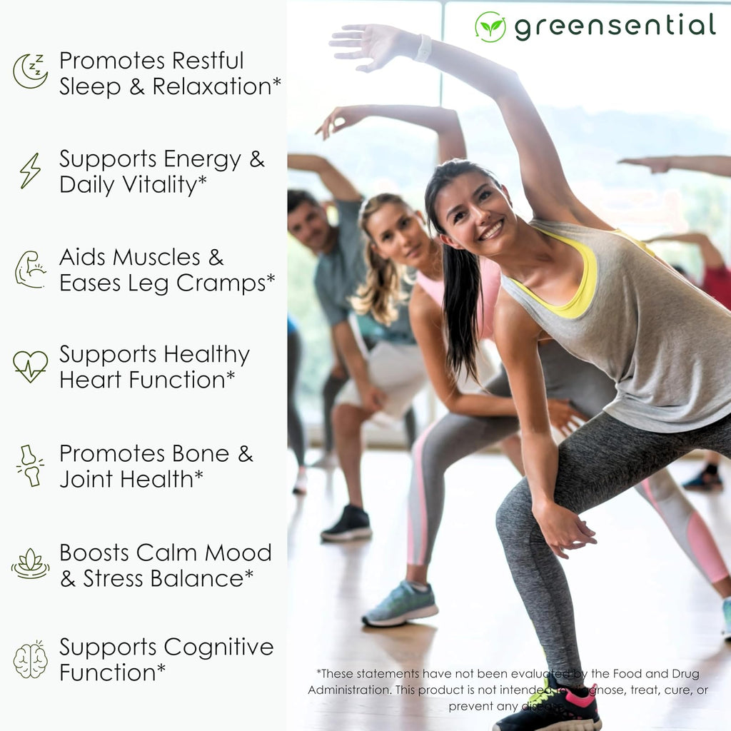 Natural magnesium citrate for muscle health