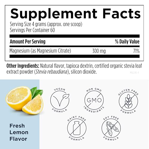 natural magnesium citrate for muscle health