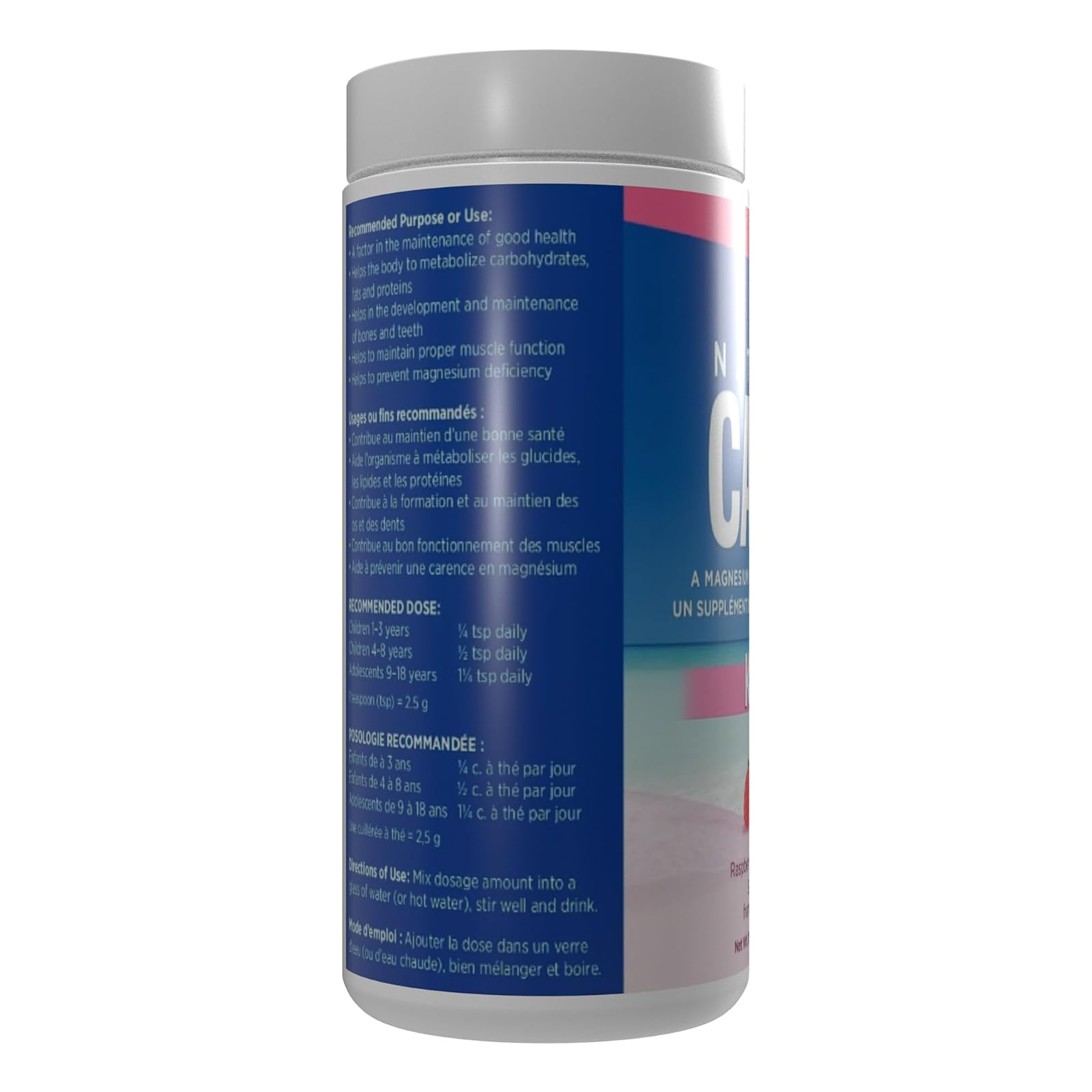 Natural magnesium citrate for relaxation