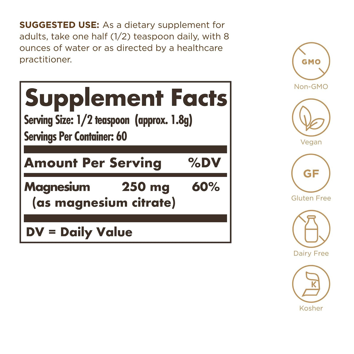 natural magnesium citrate for relaxation