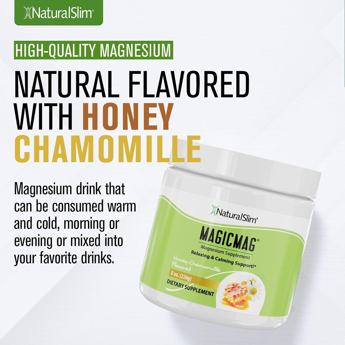 Natural magnesium citrate for relaxation