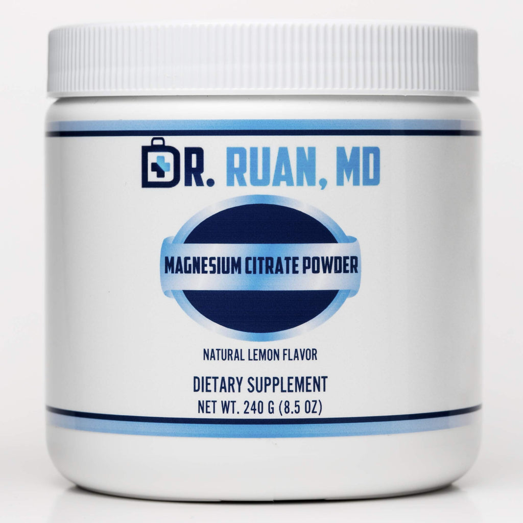 natural magnesium citrate powder supplement