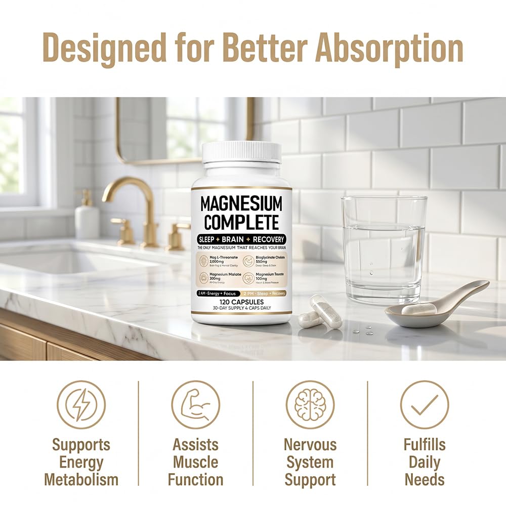 Natural magnesium complex for better sleep