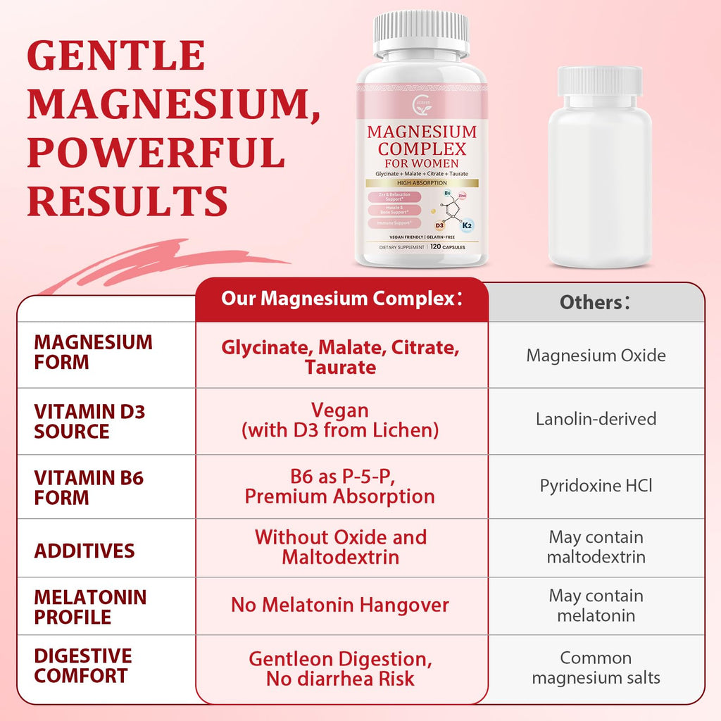 natural magnesium complex for better sleep