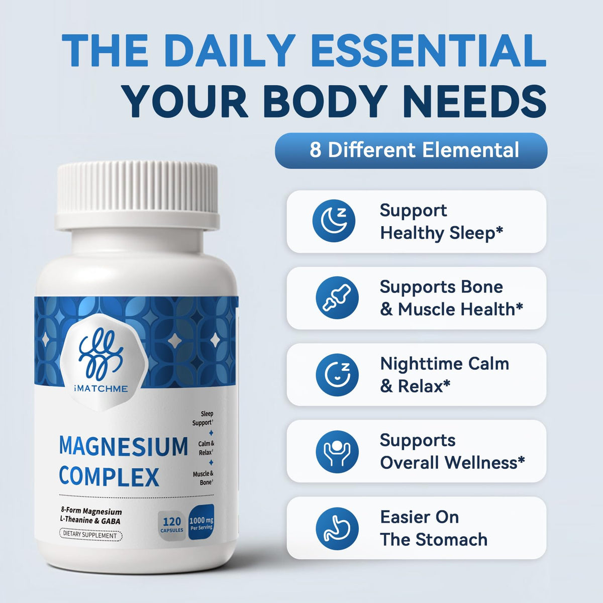 natural magnesium complex for better sleep