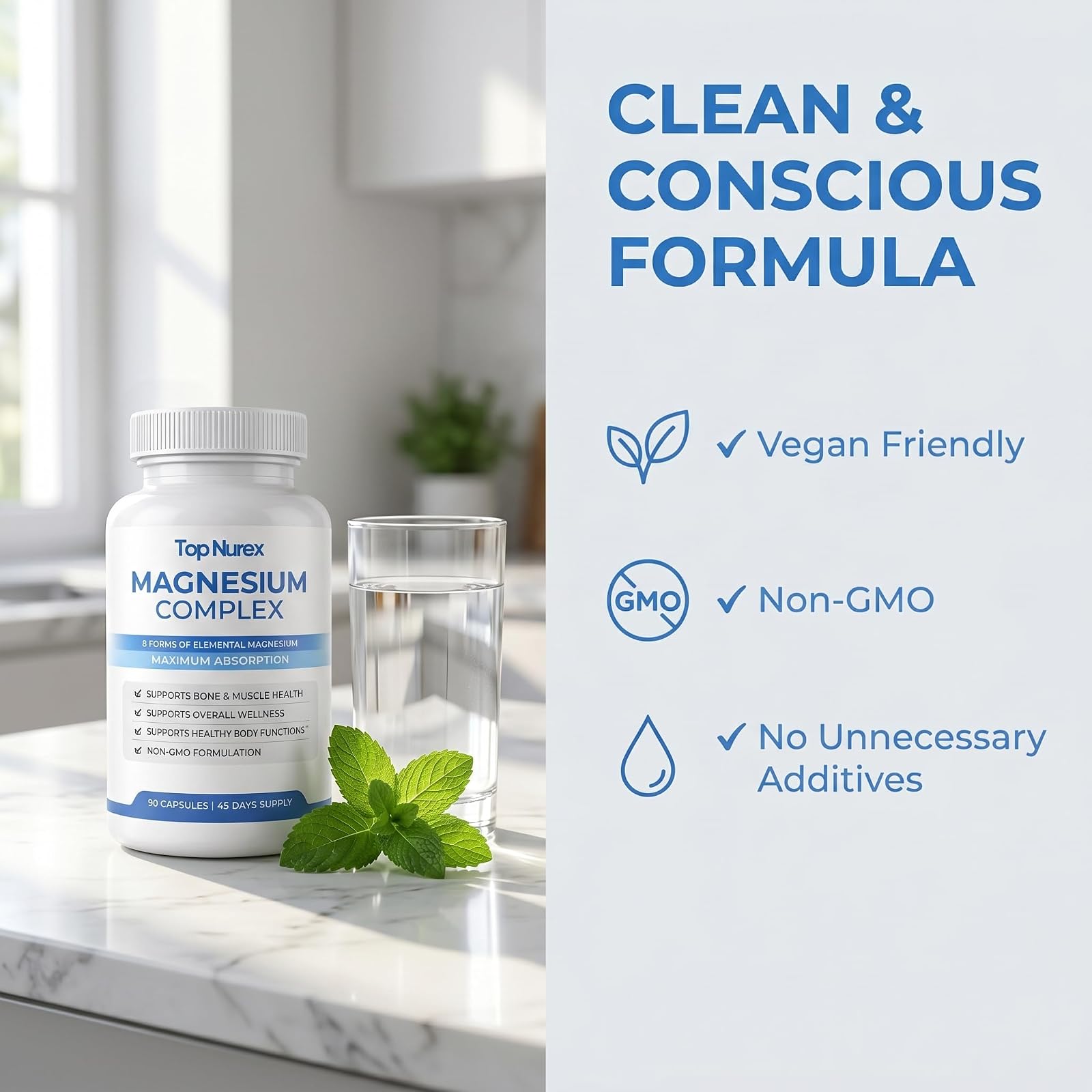 Natural magnesium complex for energy