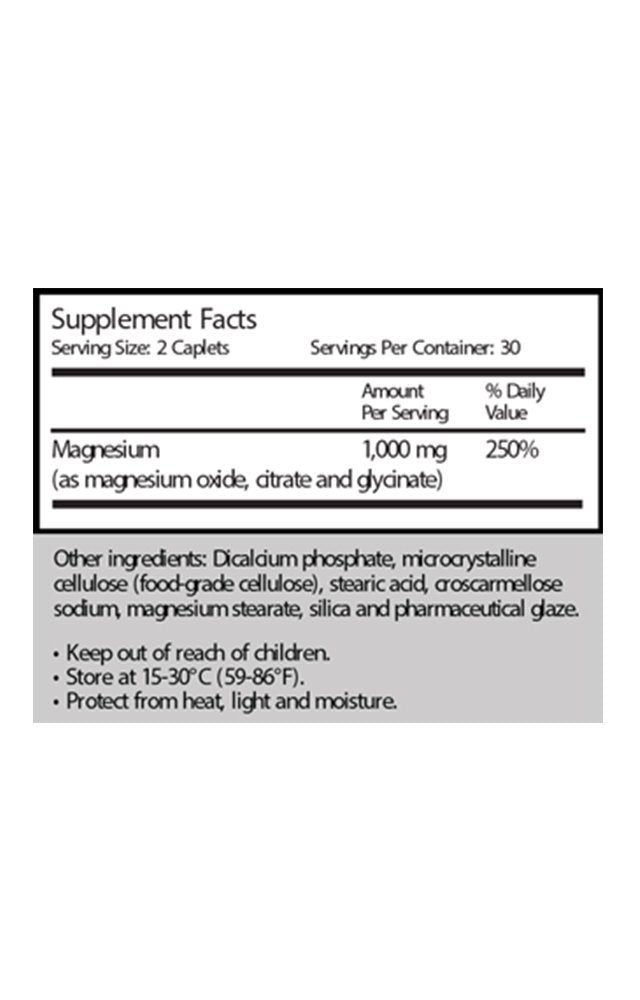 natural magnesium complex for muscle support