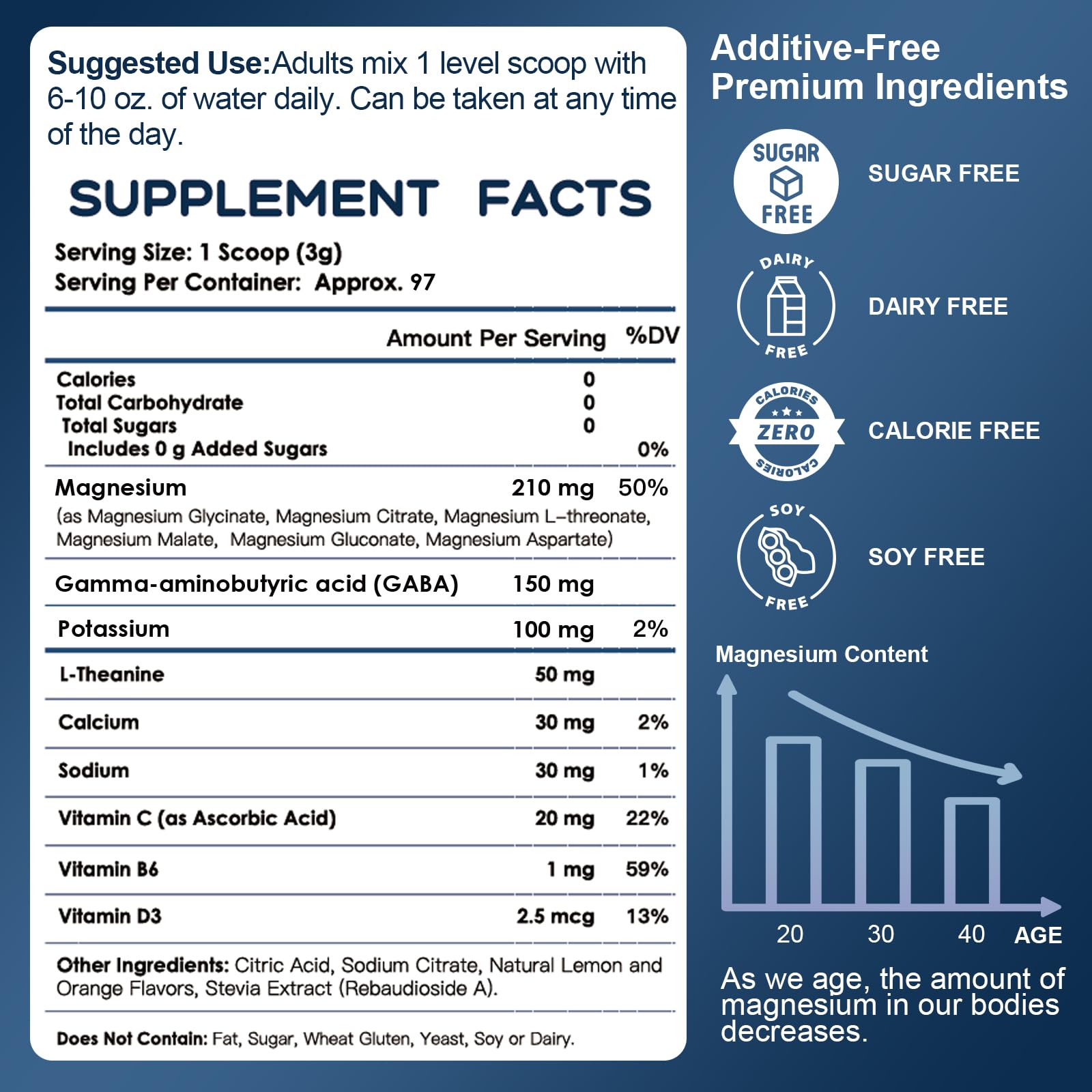 natural magnesium complex for relaxation