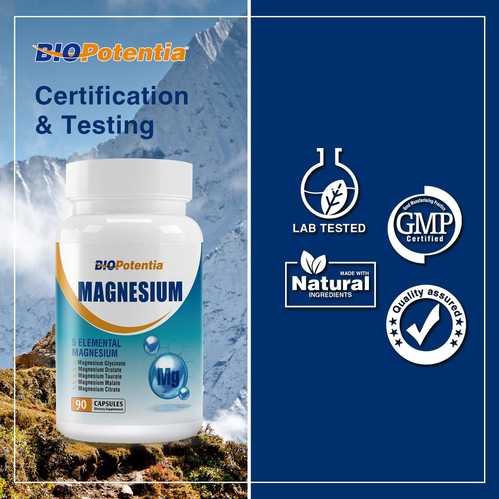 natural magnesium complex for stress relief