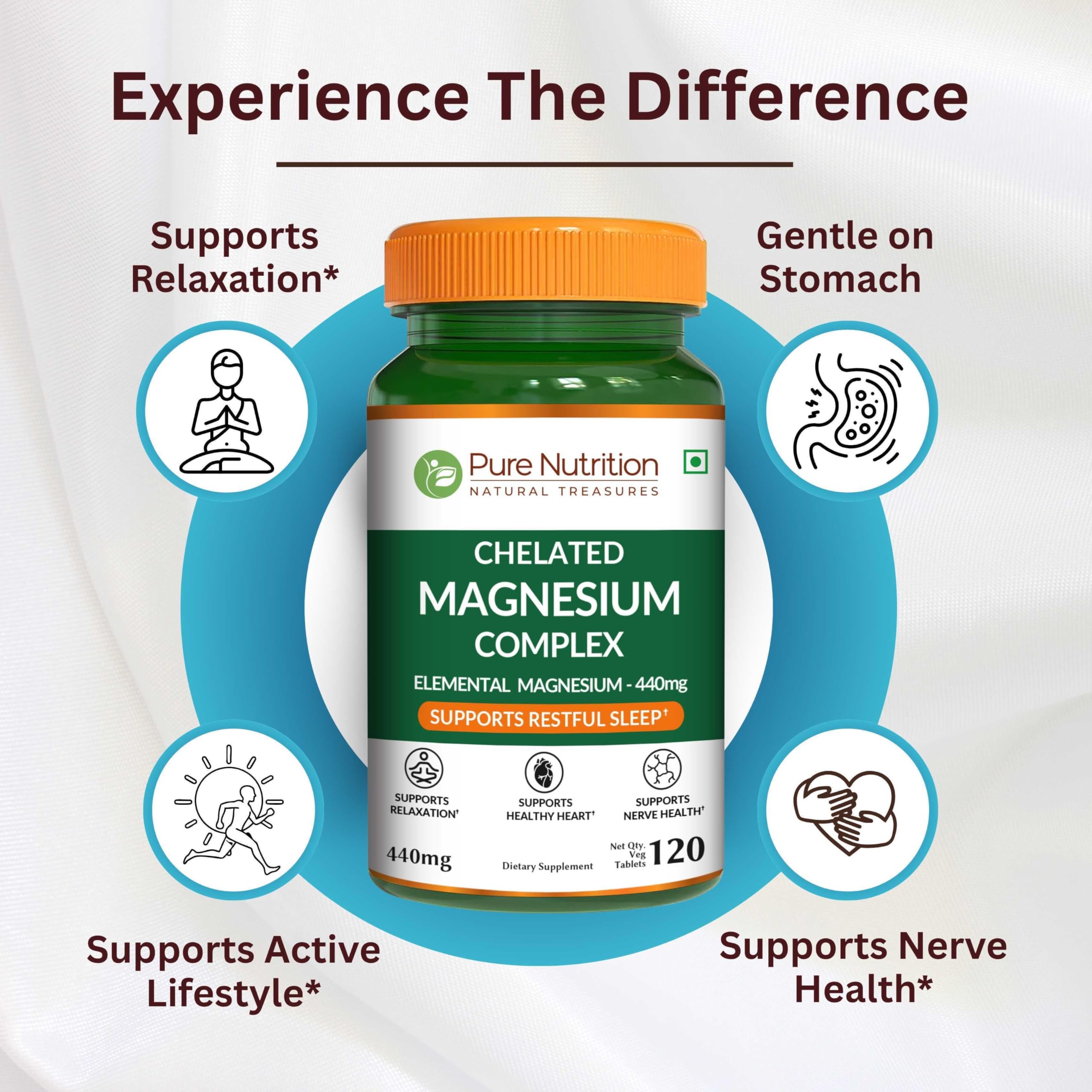 natural magnesium complex for stress relief