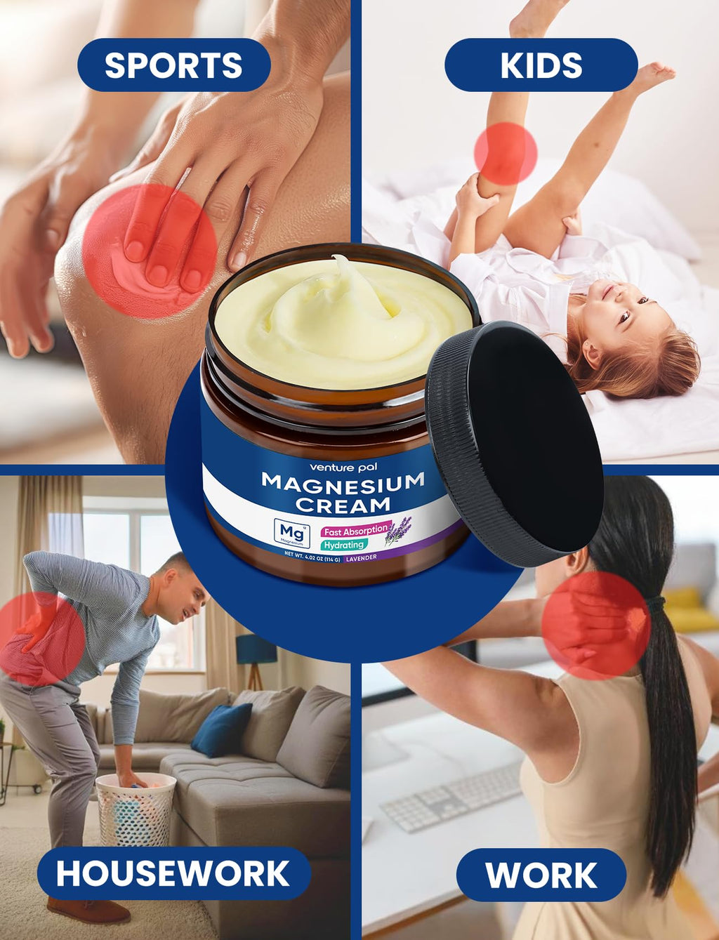natural magnesium cream for dry skin